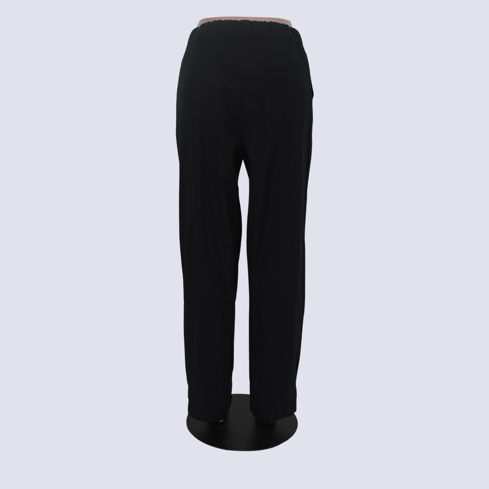 Scanlan Theodore Slouchy Cotton Blend Black Pants