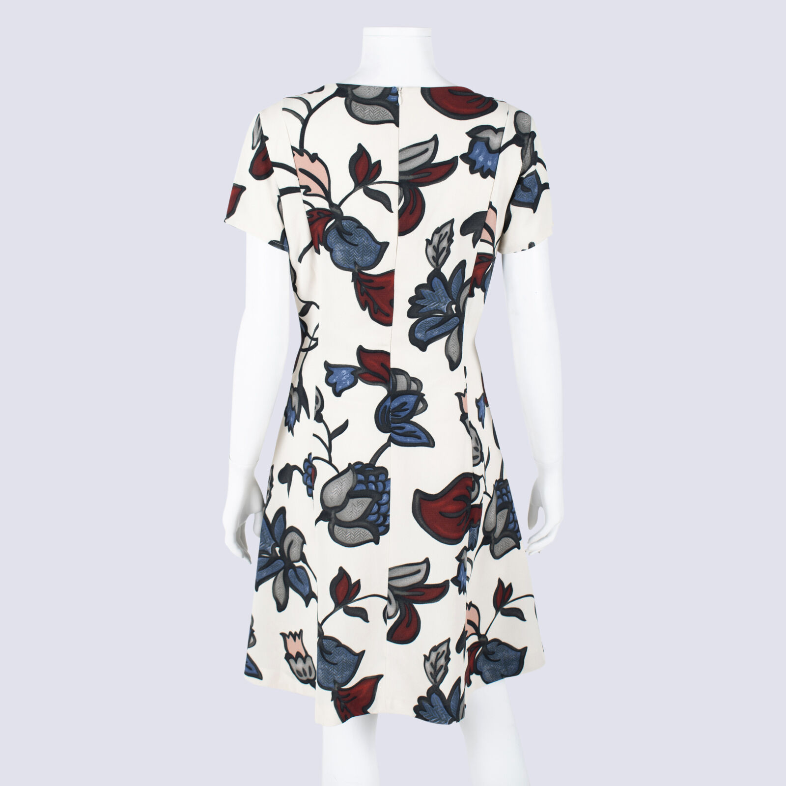 Class Cream Cap Sleeve Skater Dress