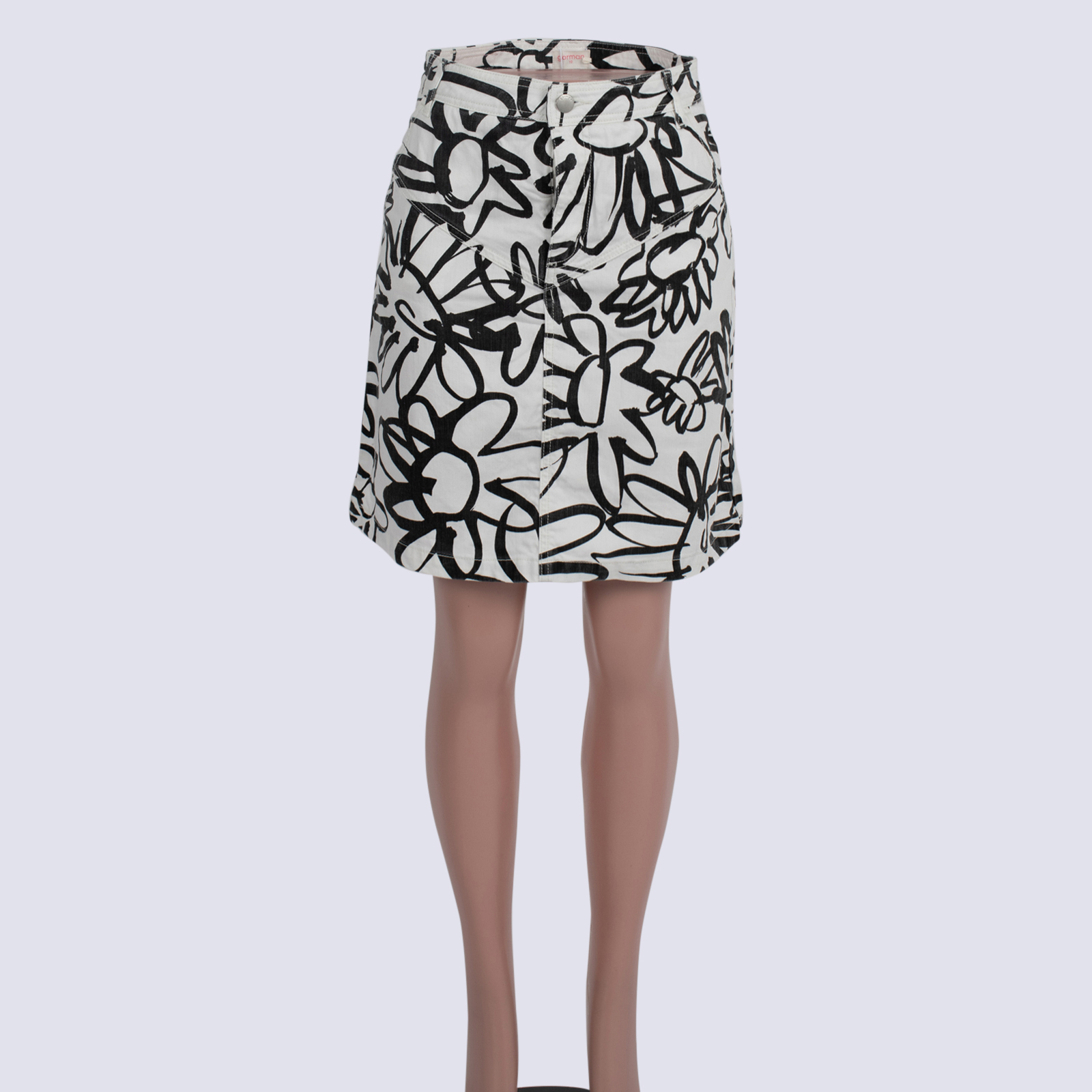 Gorman Solo Daisy Denim Mini Skirt