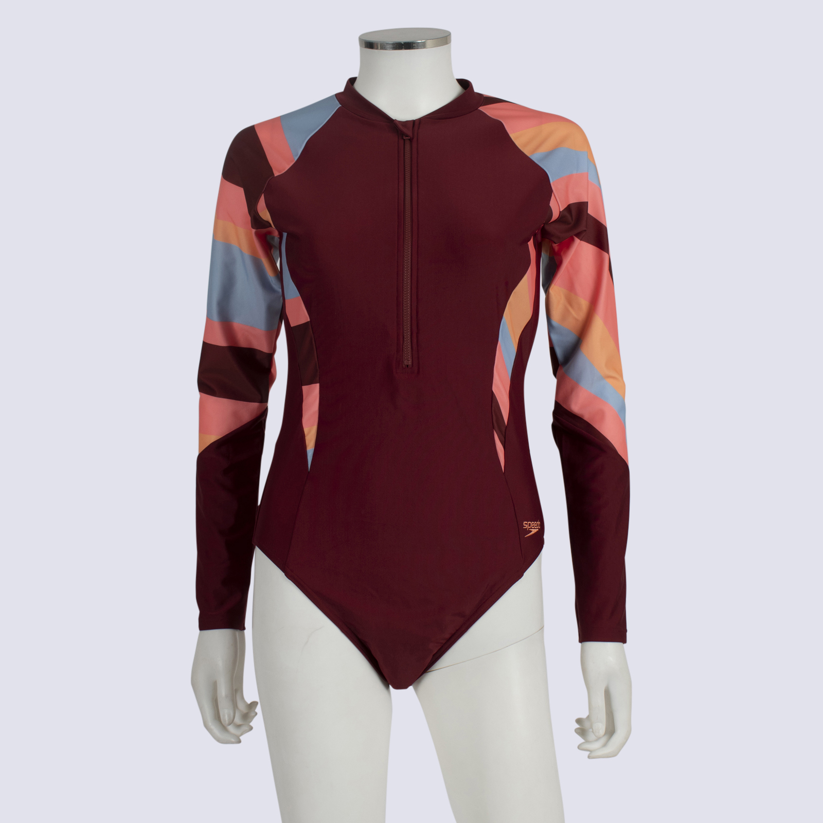 NWT Speedo LS Zipper Swimsuit