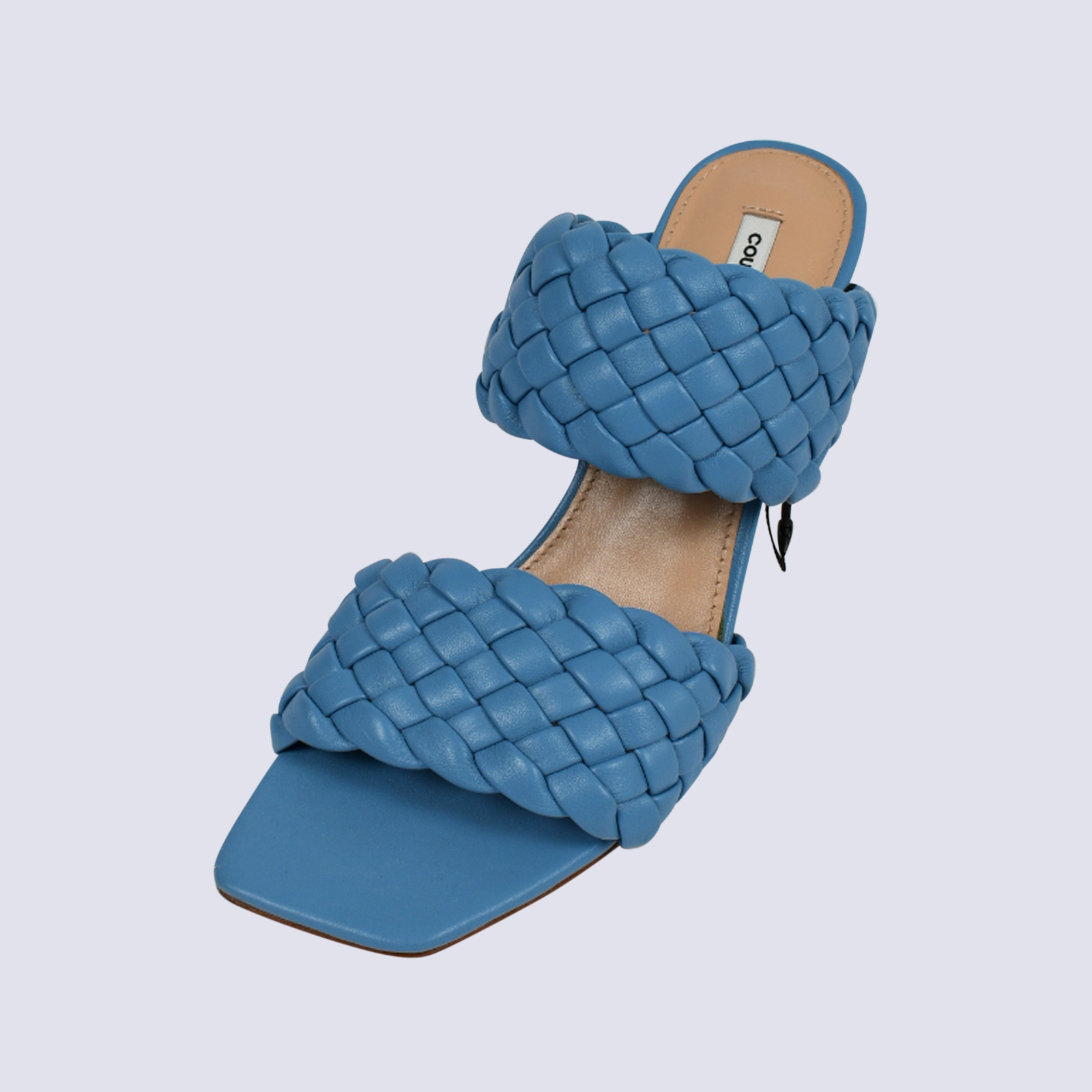 Country Road Blue Woven Leather Sandals