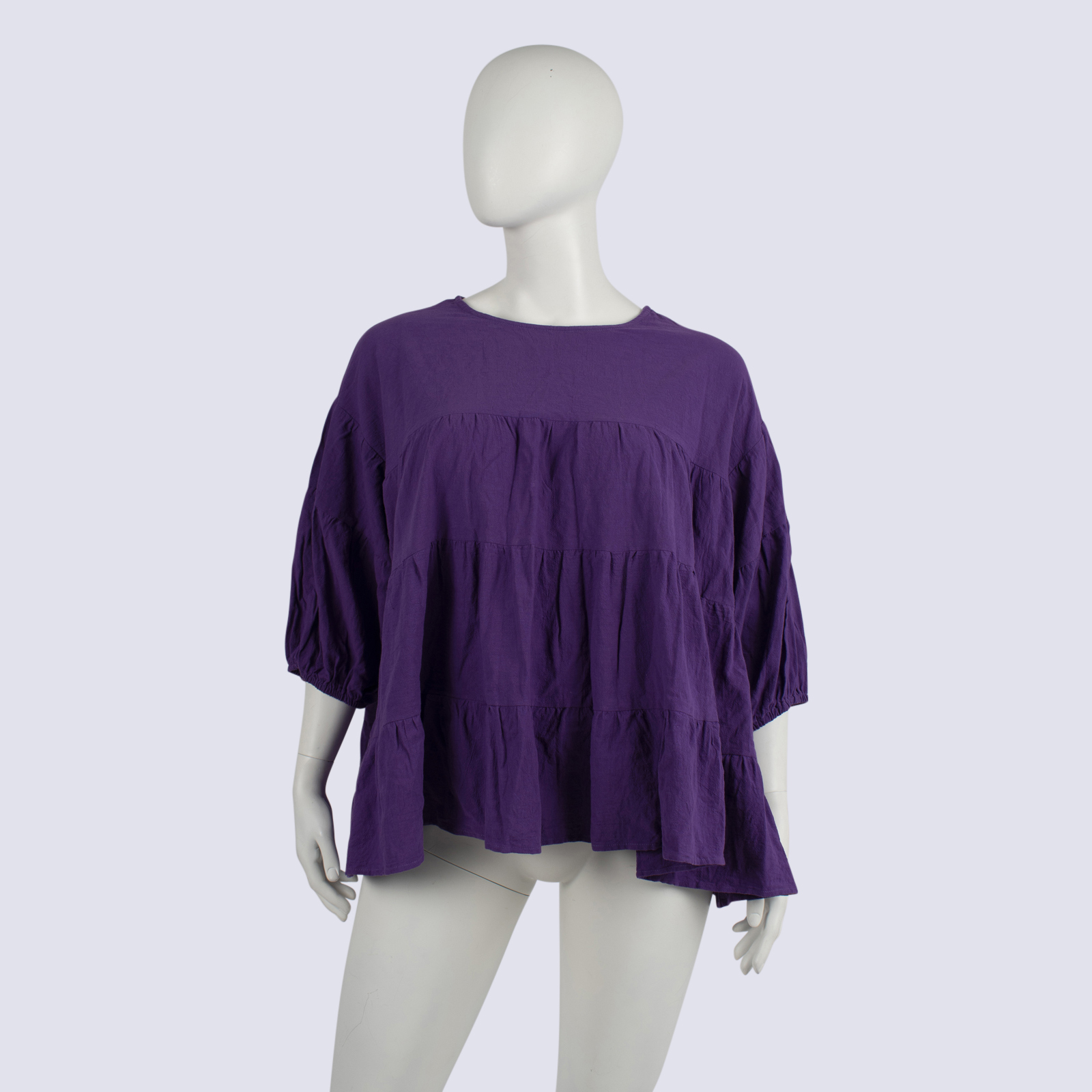 Lunar Fox Purple Tiered Top