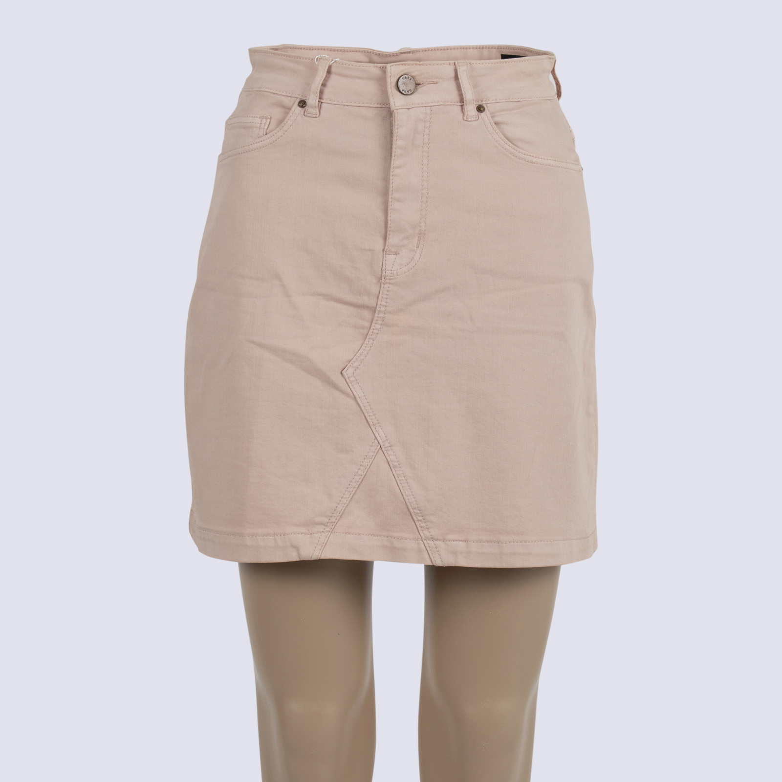 Saba Pink Denim Mini Skirt