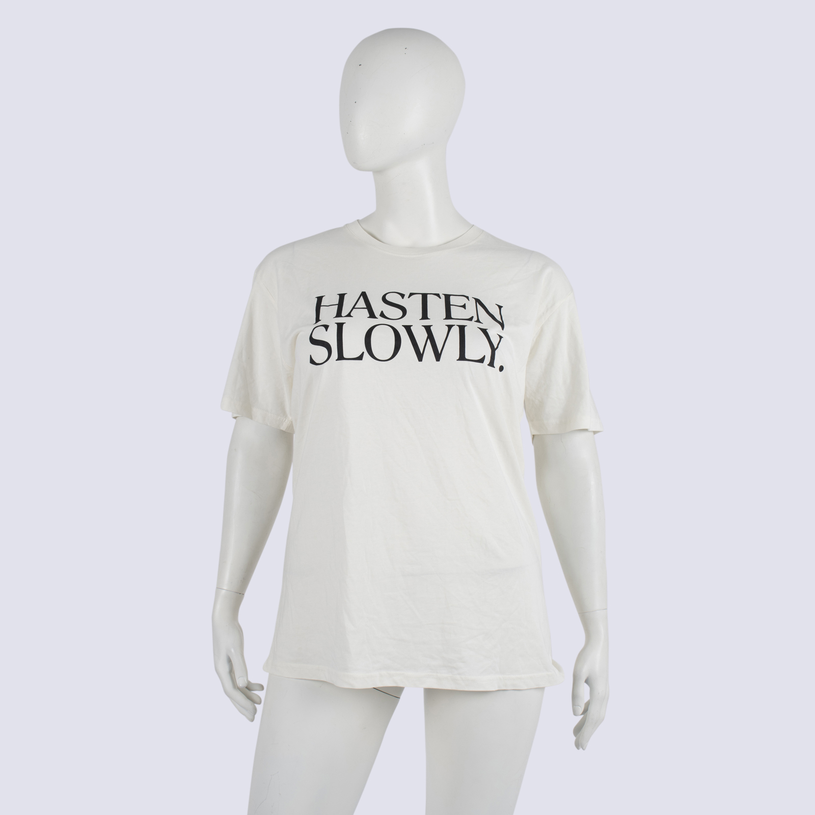 Hasten Slowly' Organic Cotton Tee - Radical Yes