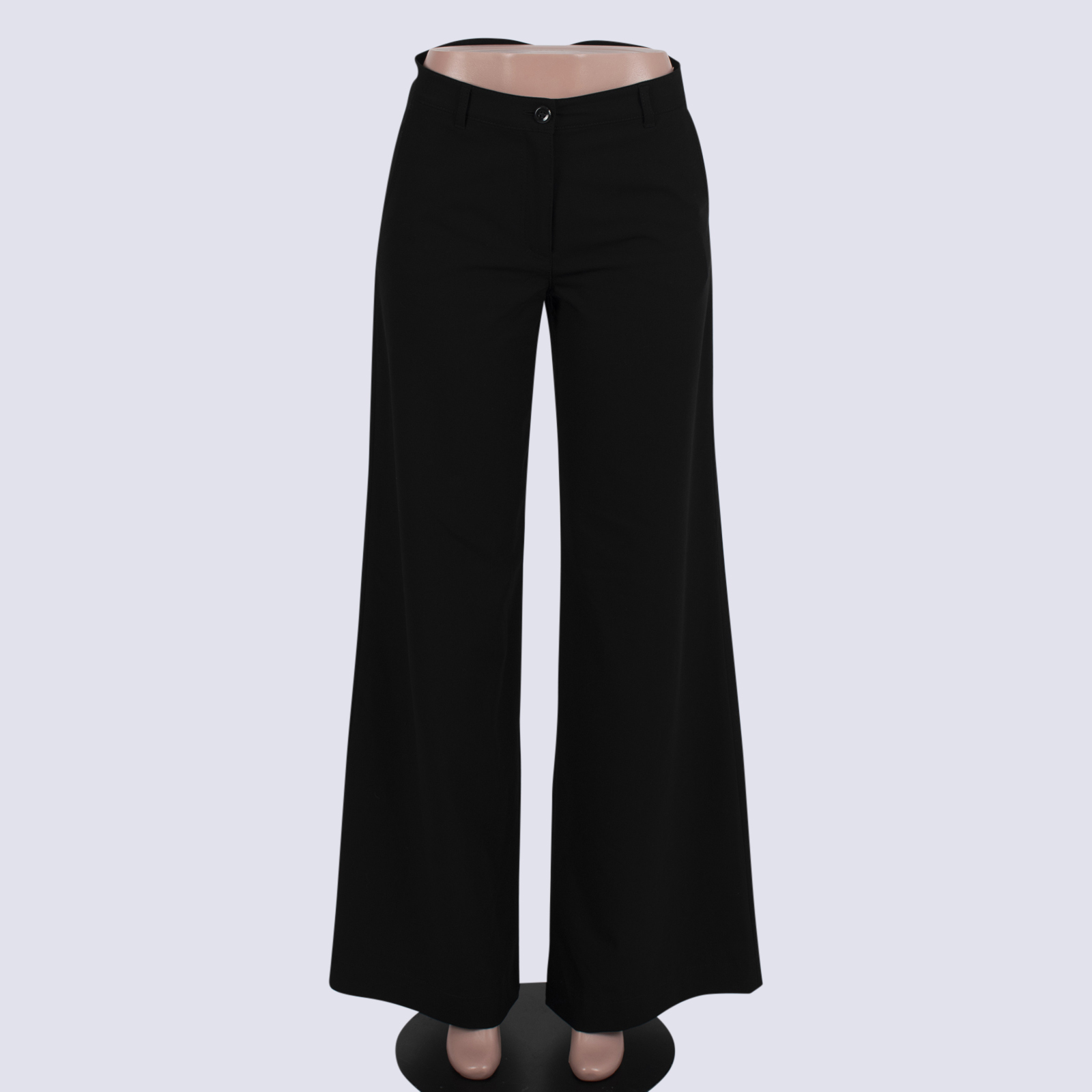 Gluck Munich Wide Leg Front Zip Pants