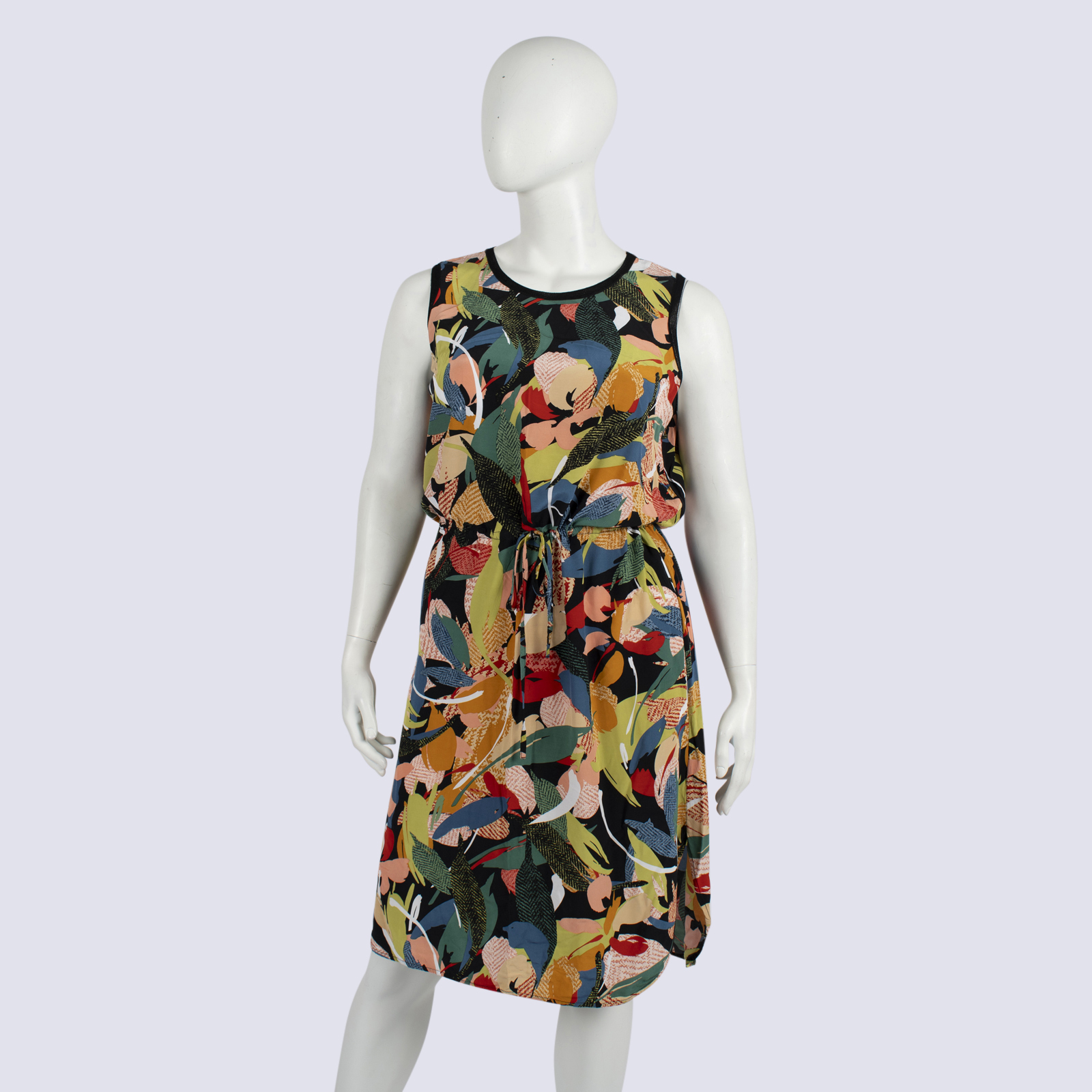 Sussan Sleeveless Dress With Drawstring Waist