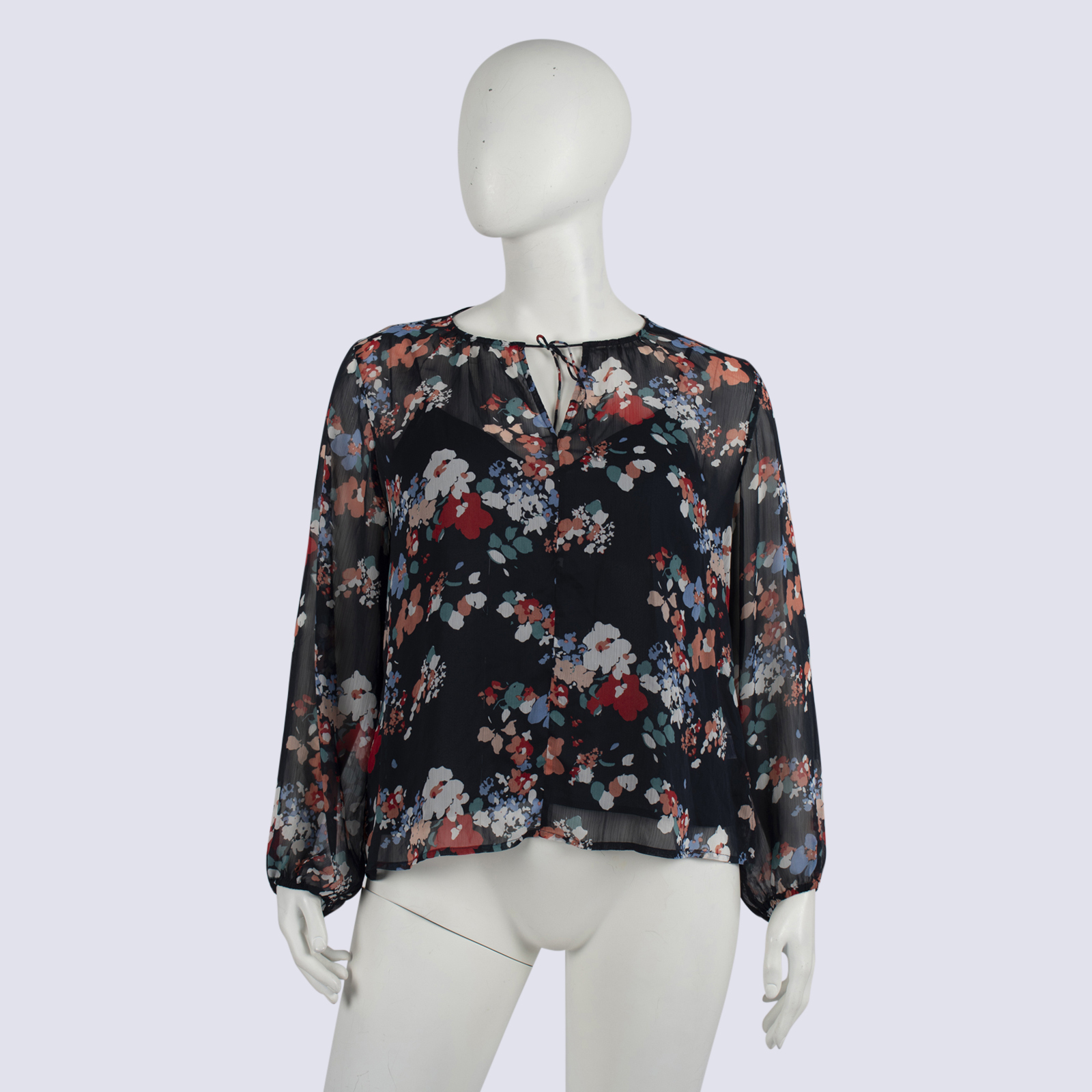 Sportscraft Tie Front Sheer Top With Cami