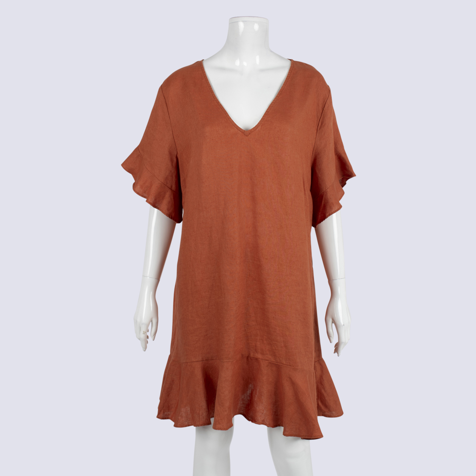 Seed Linen Frill Dress